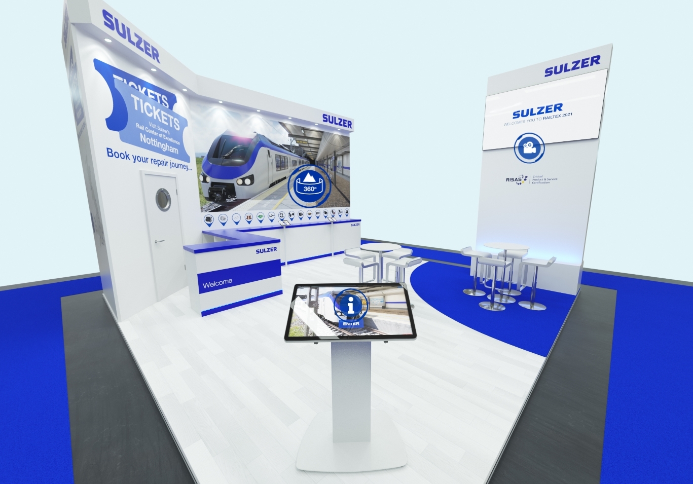 Sulzer Virtual Exhibition Stand – Digital Twin - V-Ex